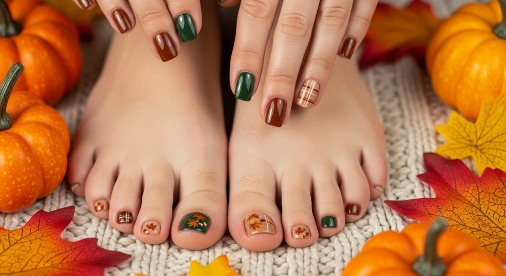 20 Fall Polka Dot Nails Designs 2026 Trendy Autumn Manicures