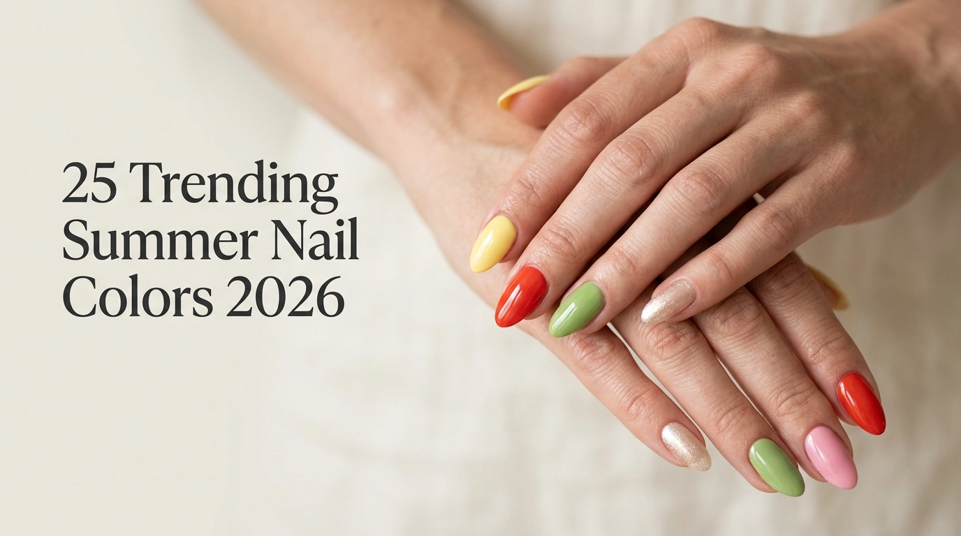Best Summer Nail Colors 2026 | 25 Trending Shades